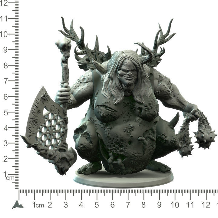 3D Printable 041 GENETIST FLESHSCULPTER Unclean Gorlock the Great Destroyer by Printerra Studios